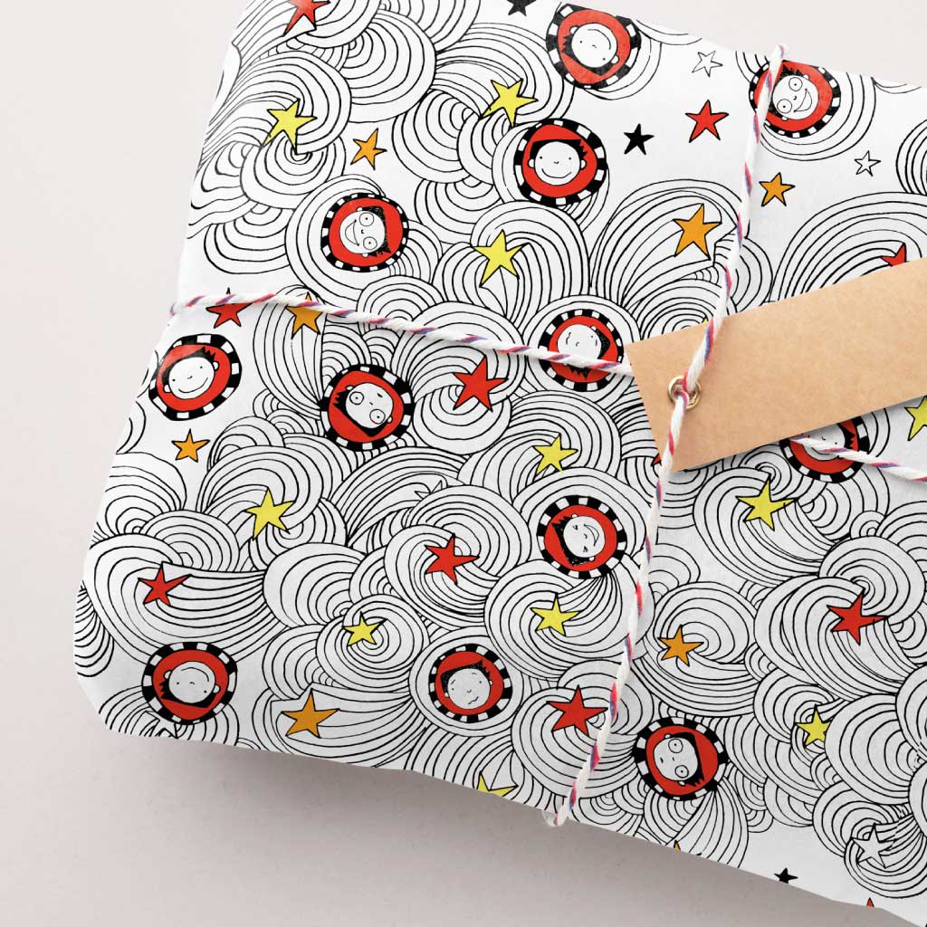 The Many Faces of Tom Gates Gift Wrap - Tom Gates Online Shop